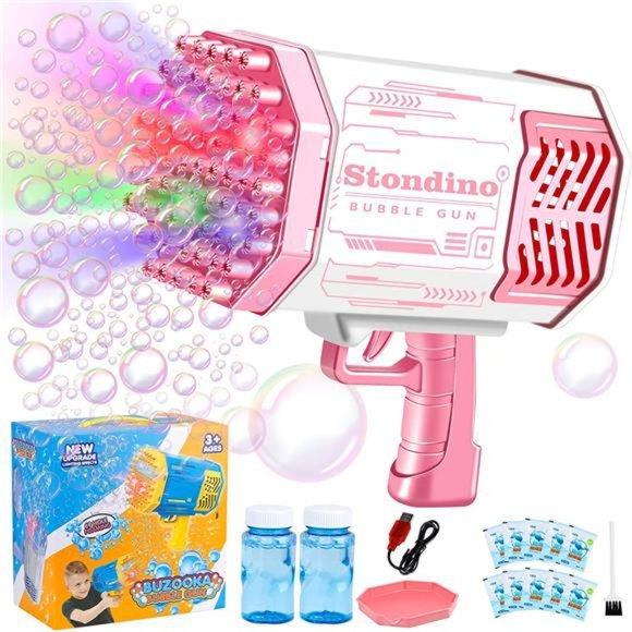 Toys | Bubble Machine For Kids 69 Hole Bubble Gun Tik Tok Bubble Blower ...